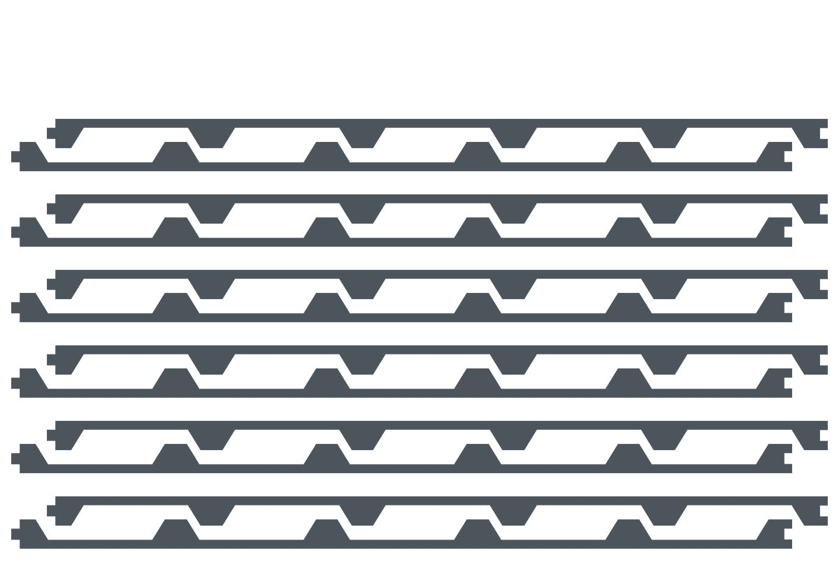 Infill Strips for Trimdeck Roof Sheets (Pack of 12)