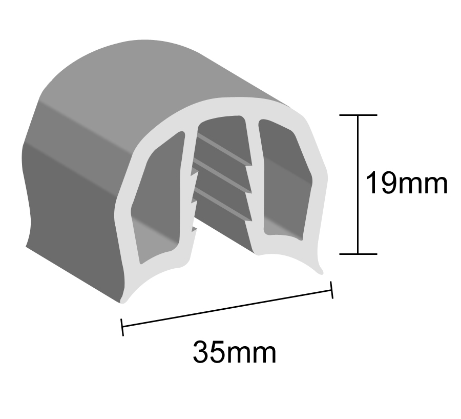 Gunwale Rubber | Boat Gunnel Rubber Edging PVC